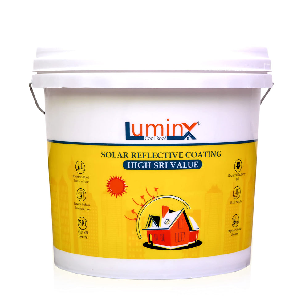 LuminX Solar Reflective Roof Coating - Cool Roof Heat Resistance