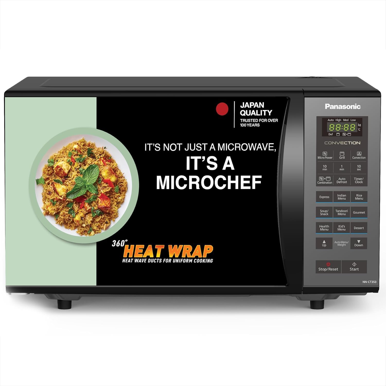 Panasonic 23L Convection Microwave Oven - 360° Heat & Magic Grill